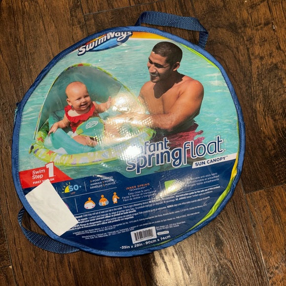 Swim | Swimways Baby Spring Float With Canopy | Poshmark